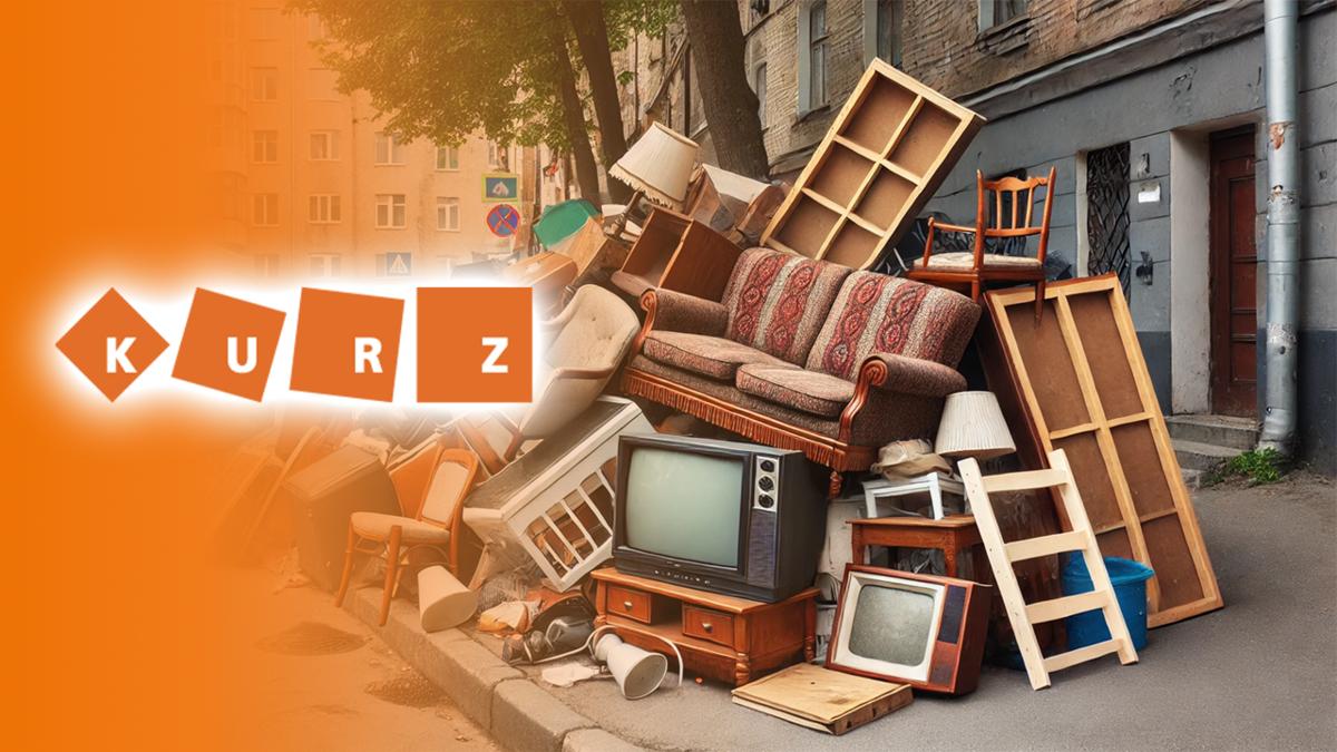 Sperrmüll entsorgen: Was darf rein und was nicht?